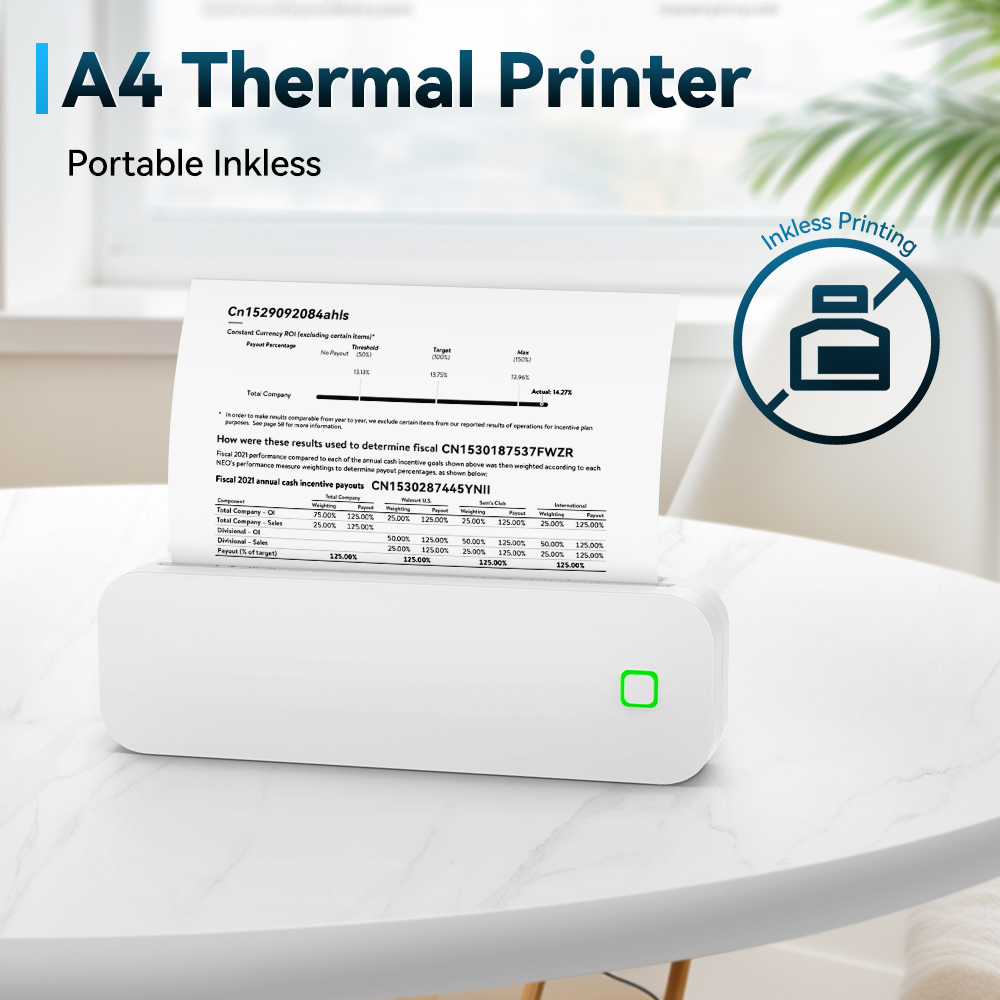 PS-D210 A4 Thermal Printer,Direct Thermal Printer